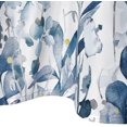 Ikfashoni Blue Floral Shower Curtain,Botanical Nature Leaf Waterproof ... Ikfashoni Blue Floral Shower Curtain,Botanical Nature Leaf Waterproof ...