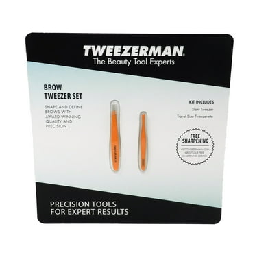 Tweezerman Rose Gold Slant Tweezer for Hair and Eyebrow Precision ...