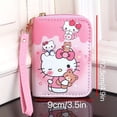 Sanrio Hello Kitty & Kuromi Wallet - Stylish Zippered Coin Purse with ...