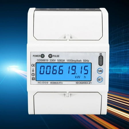 Digital Energy Meter Power Meter DDS6619-015 Single Phase Energy Meter ...