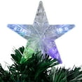 4' Pre-Lit LED Color Changing Fiber Optic Artificial Christmas Tree ...