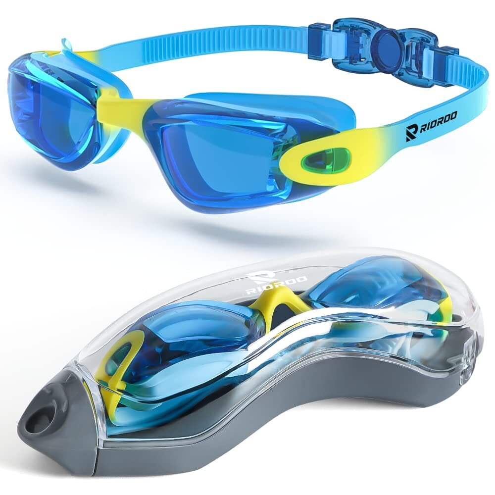 RIOROO Kids Swim Goggles,Swimming Goggles for kids 3-14 Toddler Boys ...