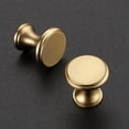 10 Pack Champagne Bronze Kitchen Cabinet Knobs, Solid Bronze Pulls Zinc ...