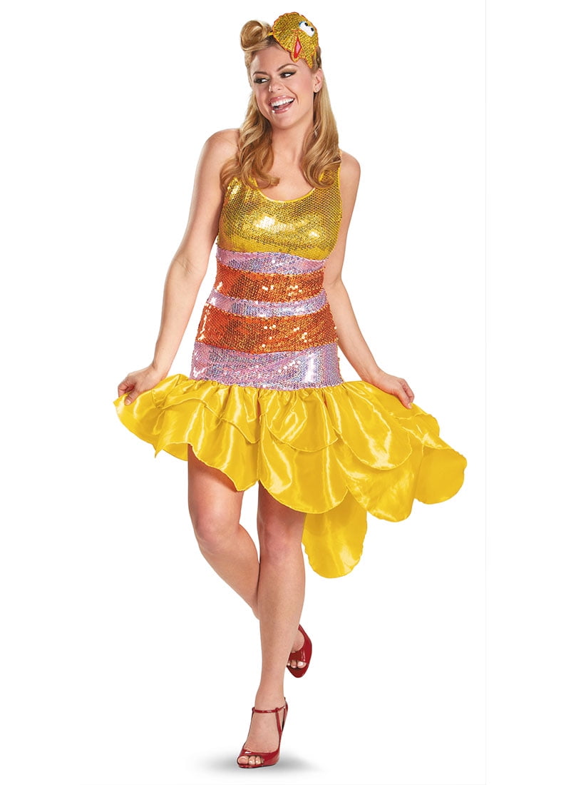 Adult Big Bird Glam Deluxe Costume by Disguise 52205 - Walmart.com