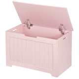 HomGarden Large Wooden Toy Storage Chest, Pink - Ideal for Kids ...