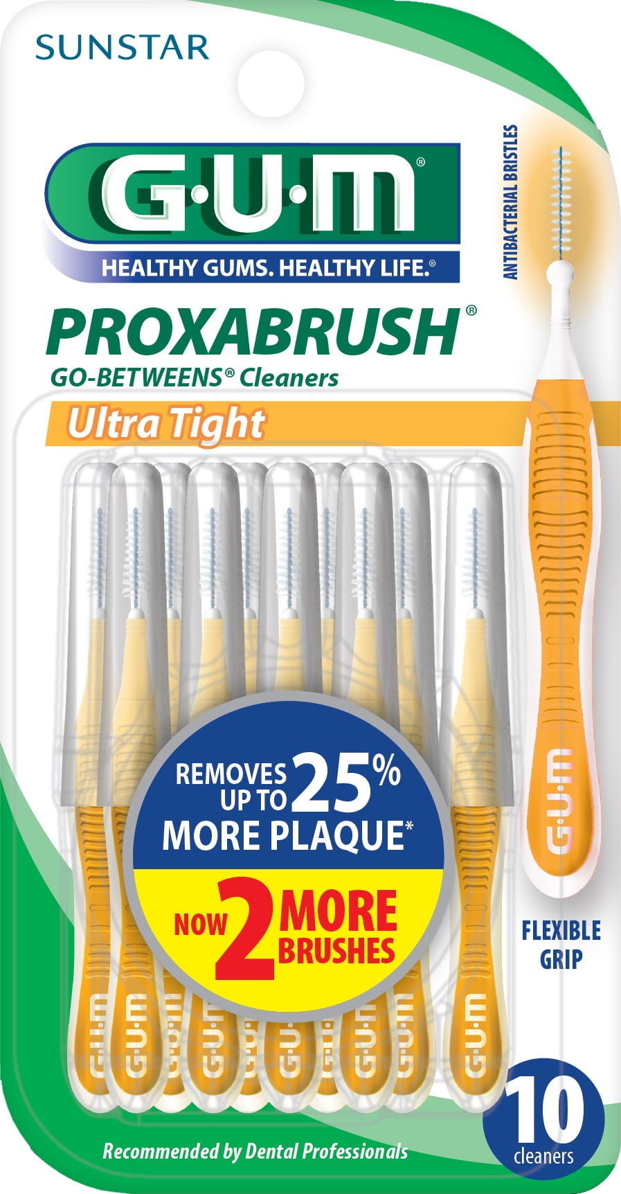 GUM Proxabrush Go-Betweens - Ultra Tight, Interdental Brushes, Soft ...