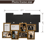 Hello Laura 8-Opening Brown Collage Photo Frame - Showcase Memories ...