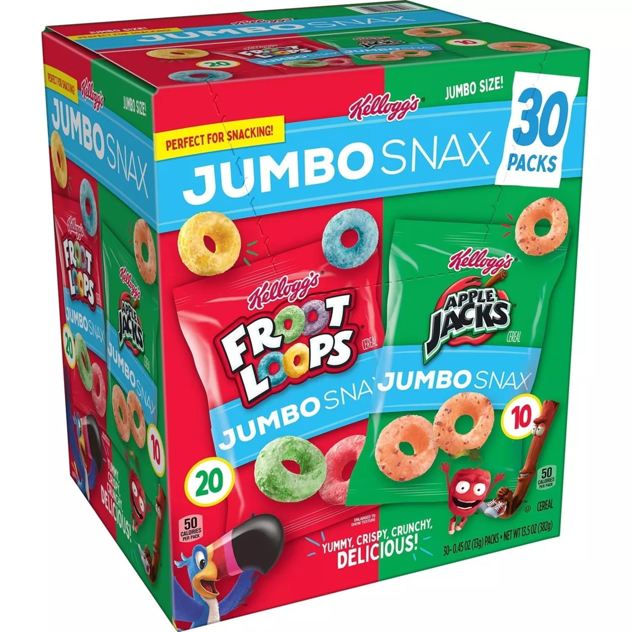 Kellogg Jumbo Snax, 0.45 Ounce (Pack of 30) - Walmart.com