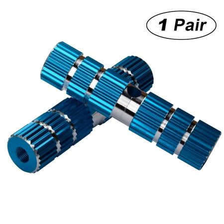 HEIBIN Aluminum Alloy Bike Foot Pegs Threaded Front Rear Axle Pegs for ...