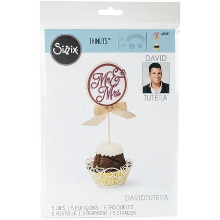 Sizzix Thinlits Dies By David Tutera 5/Pkg -Cupcake Wrapper & Toppers | Walmart Canada
