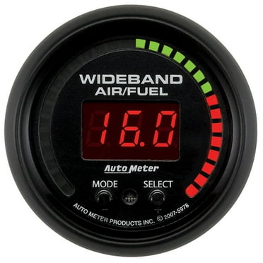 AUTO METER 4378 2-1/16IN WIDEBAND A/F, W/SENSOR, ULTRA-LITE - Walmart.com