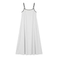 FDGIU Women's 2026 Summer Spaghetti Strap Square Neck Maxi Sundress ...