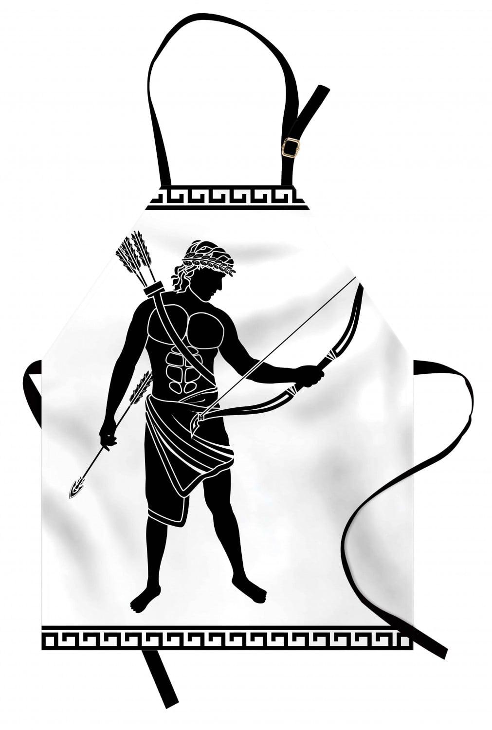 Toga Party Apron Hellenic Bowman Silhouette Eros Fantasy Gladiator Old ...