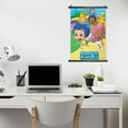 Bubble Guppies Black Plastic Shaft Hanging Poster Canvas Wall Hanging ...