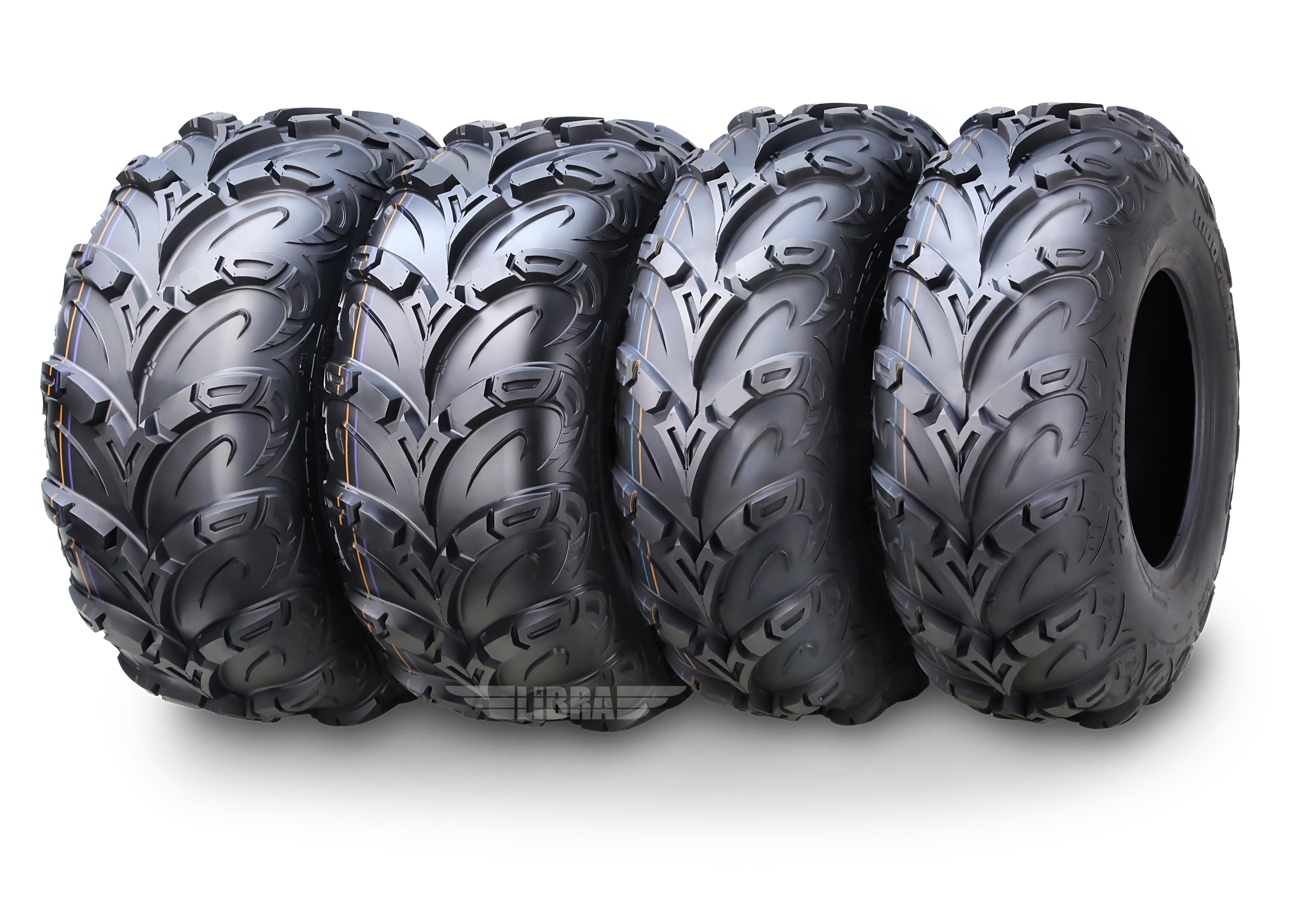 26x8R12 & 26x10R12 Radial ATV Tire Set for 06-17 Can-Am Outlander 650 ...