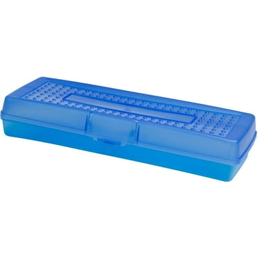 Storex Plastic Pencil Box, (12 units/pack) - Walmart.com