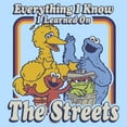 Men's Sesame Street Everything I Know I Learned on the Streets Graphic ...