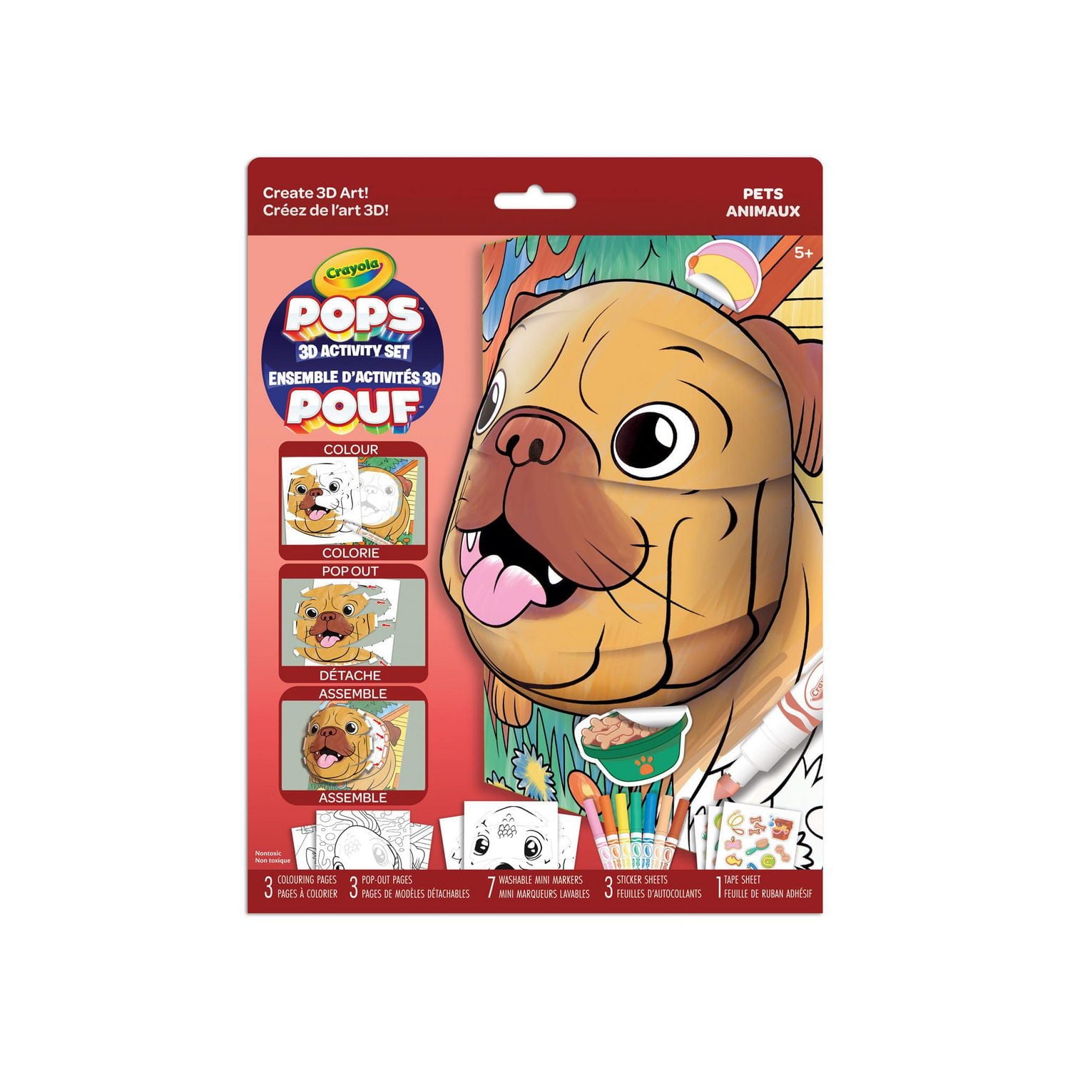 Click here for Crayola Pops 3d Kids Art Set  Pets prices