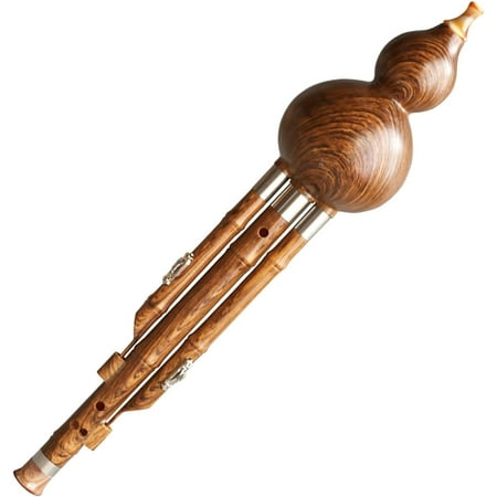 Beginners Hulusi C Key Cucurbit Flute Hulusi Brown Musical Instruments ...