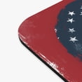 American Flag Heart Mouse Pad 9 x 8 Inch, Patriotic USA Desk Mat ...