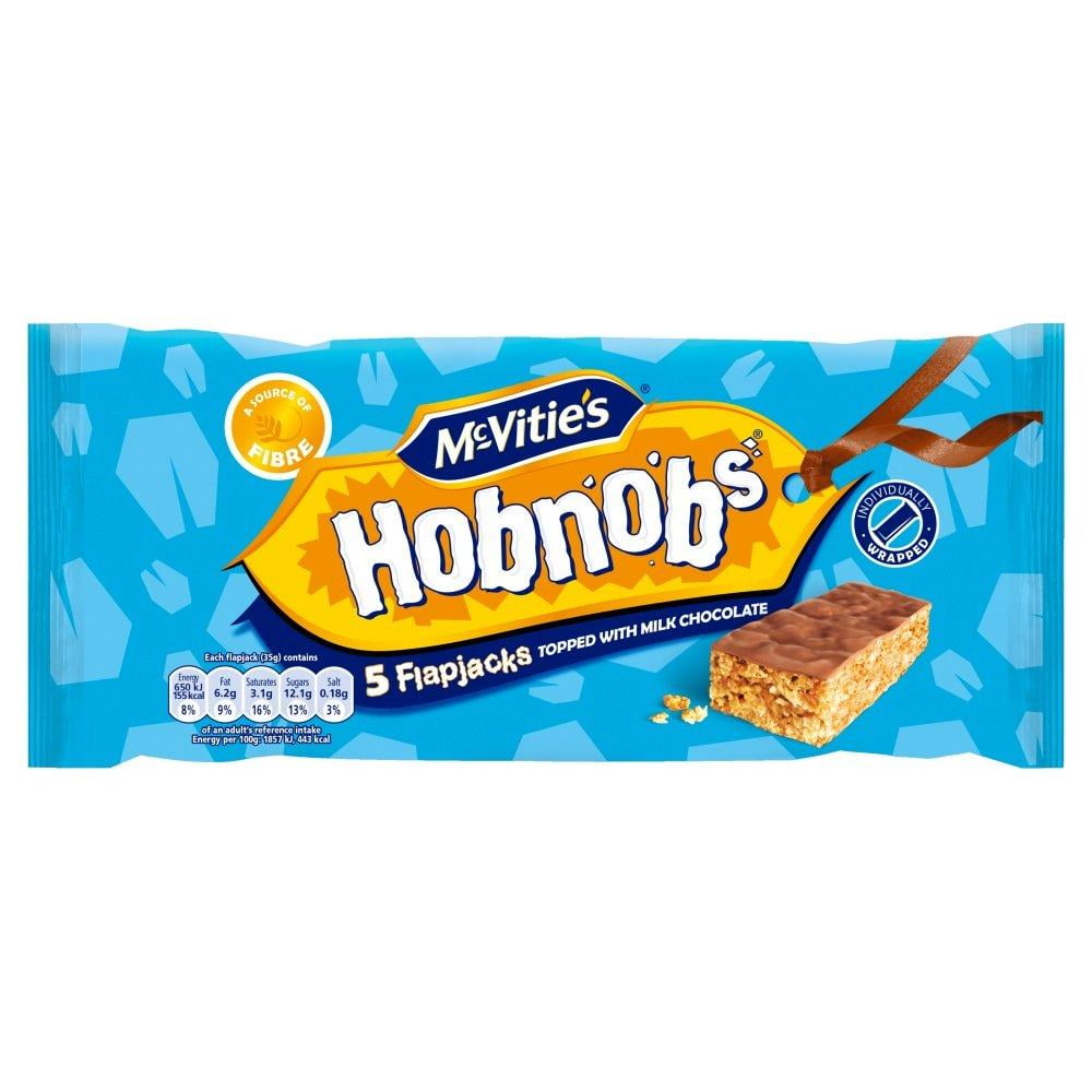 McVities Chocolate Hob Nob Flapjacks 5 Pack 150g - Walmart.com