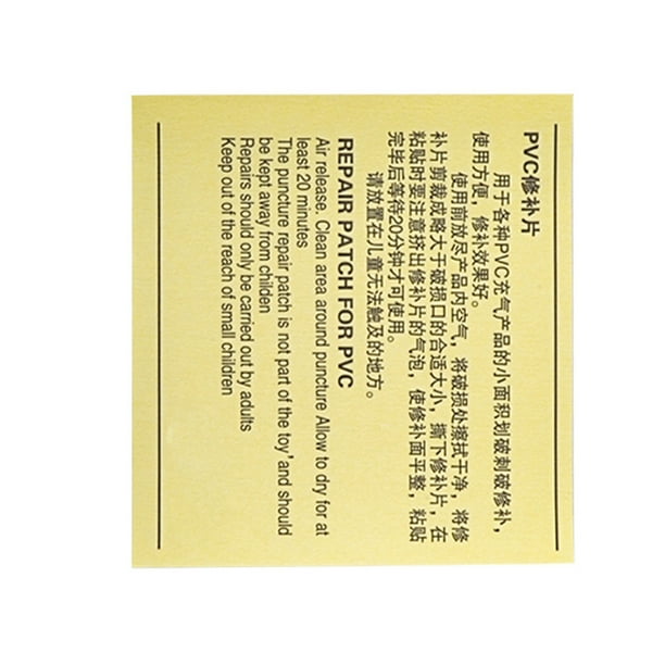 mmirethe 50 Pieces Waterproof PVC Patch Repair Stickers Swimming Pools ...