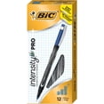 BIC Intensity Permanent Marker Pen, .5mm, Fine, Blue, Dozen - Walmart.com