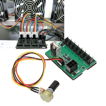 PC Fan Hub, 2 Pin 3 Pin 4 Pin Chassis Fan Voltage Regulator And ...