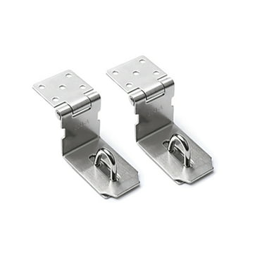 Heavy Duty Door Hasp with Turning Padlock Eye Mount, Stainless Steel ...