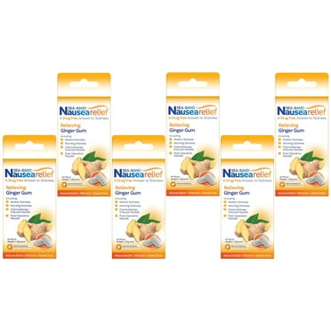 Sea Band Anti-Nausea Ginger Gum, 24 CT (Pack of 2) - Walmart.com