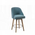 Modern Solid Wood Dining Chairs - 4-Pack with Swivel Seat and Non-Slip ...