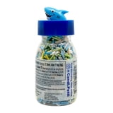 CandiFetti Edible Decor Shark Blue Dessert Sprinkles with Figural Lid ...