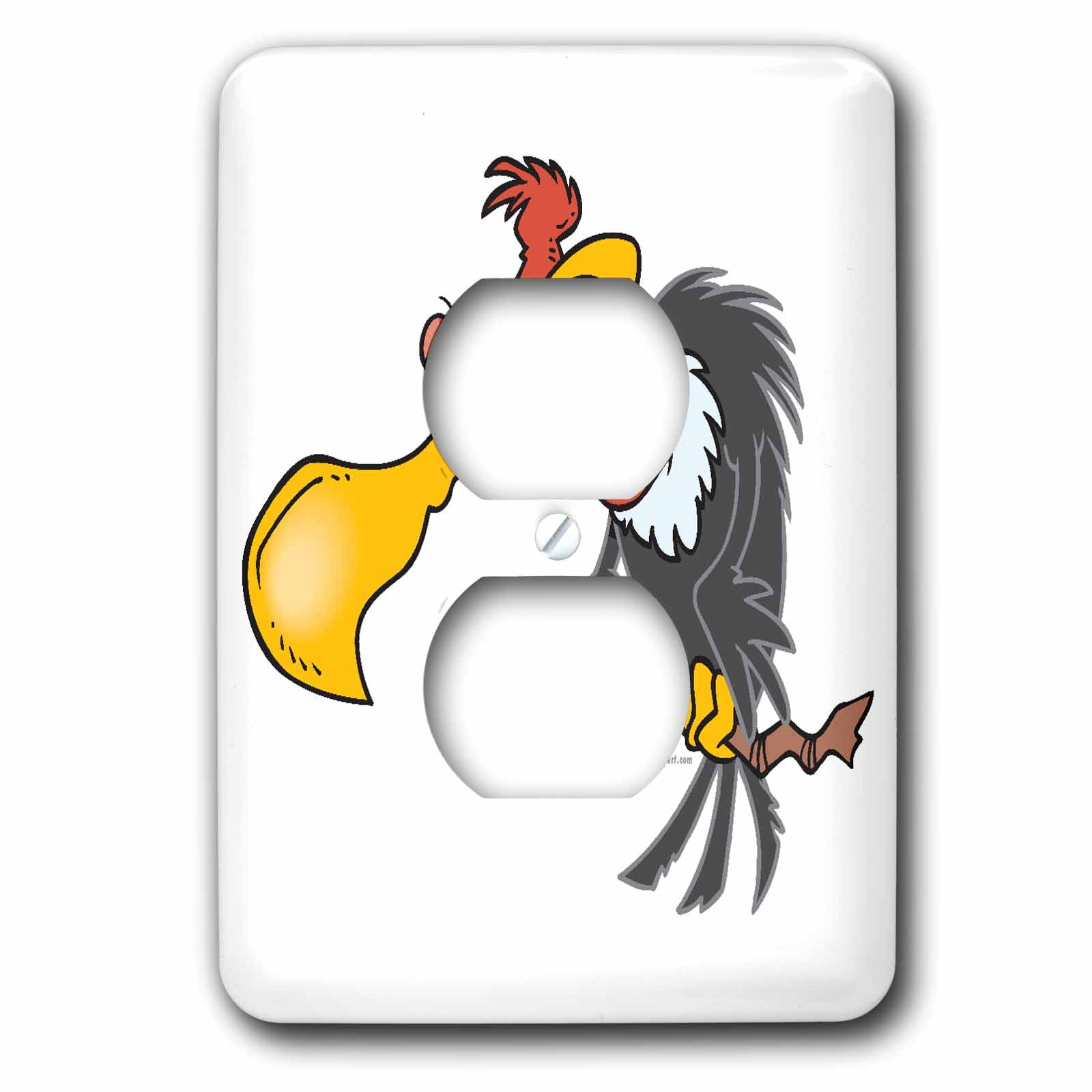 Funny Buzzard Cartoon 2 plug outlet cover lsp-104020-6 - Walmart.com