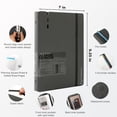 A5 Binder 6 Notebook with Dividers Refillable Planner Pockets, Refill ...