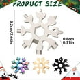 18-In-1 Snowflake Multi-Tool – Versatile Stainless Steel Tool with ...