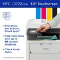 Brother MFC-L3720CDW Wireless Multifunction Printer with Laser Output ...