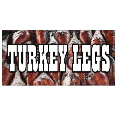 Turkey Legs Concession Decal Smoked Gril Leg Signs | Walmart Canada