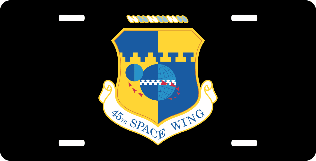 U.S. Air Force 45th Space Wing License Plate - Walmart.com