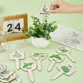 15Pcs Wooden Plant Labels for Seed Potted Herbs Flowers Vegetables ...