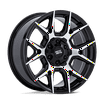 20x10 Moto Metal MO978 RAZOR Satin Black Machined Red Tint Wheel 5x5 ...