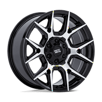 20x10 Moto Metal MO978 RAZOR Satin Black Machined Red Tint Wheel 5x5 ...