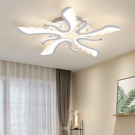 Garwarm LED Dimmable Ceiling Light,45W Modern Birds Shape Creative ...
