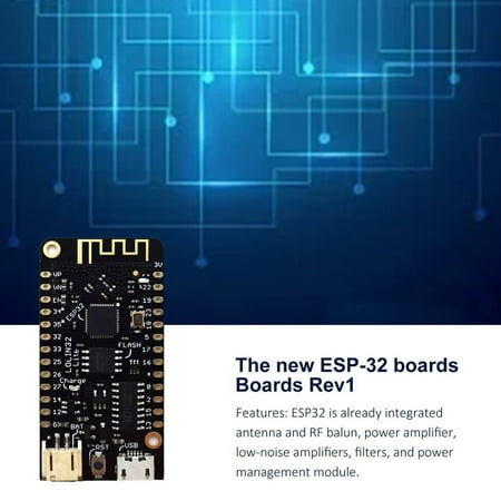 LOLIN32 Wifi Wireless Development Board Antenna Micro USB Card Lithium Battery Interface ESP32 ...
