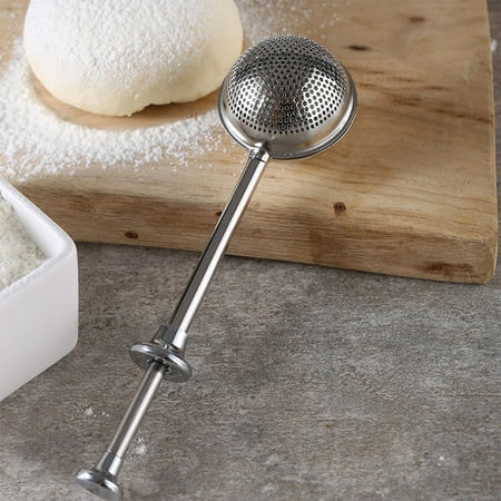 Manual Powder Spreader Safe Telescopic Flour Sifter Sugar Duster Tool ...