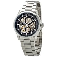 Bulova Men's Automatic Silver Skeleton Dial Stainless Steel Bracelet ...