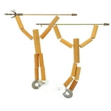 OUNONA 2 Bags of Funny DIY Bamboo Puppet Material Kit Creative Kids ...