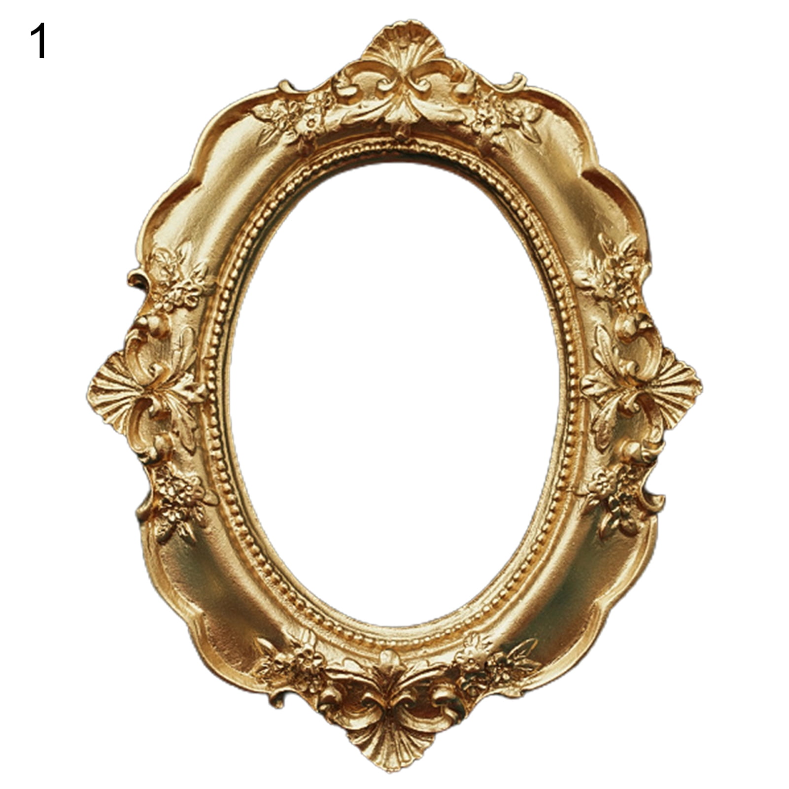 Gold Oval Frame