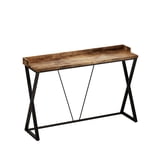 Dining Table Set for 3 Persons, Pub Table with X-Shaped Table Legs ...