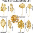 4Pcs 4 Styles Iron Wall Hanging Hooks Non Punch Wall Clothes Hanger ...