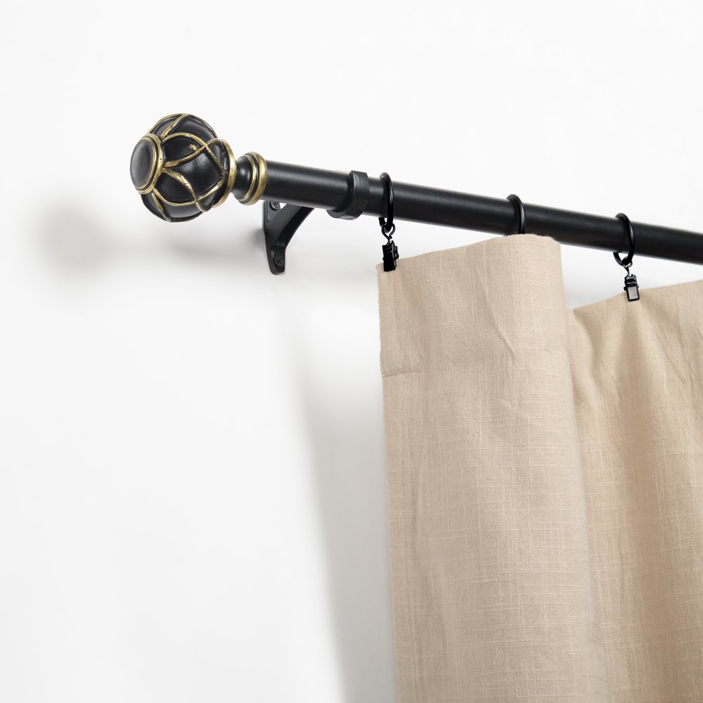 Iron and Resin Galaxy Expandable Curtain Rod - Walmart.com - Walmart.com